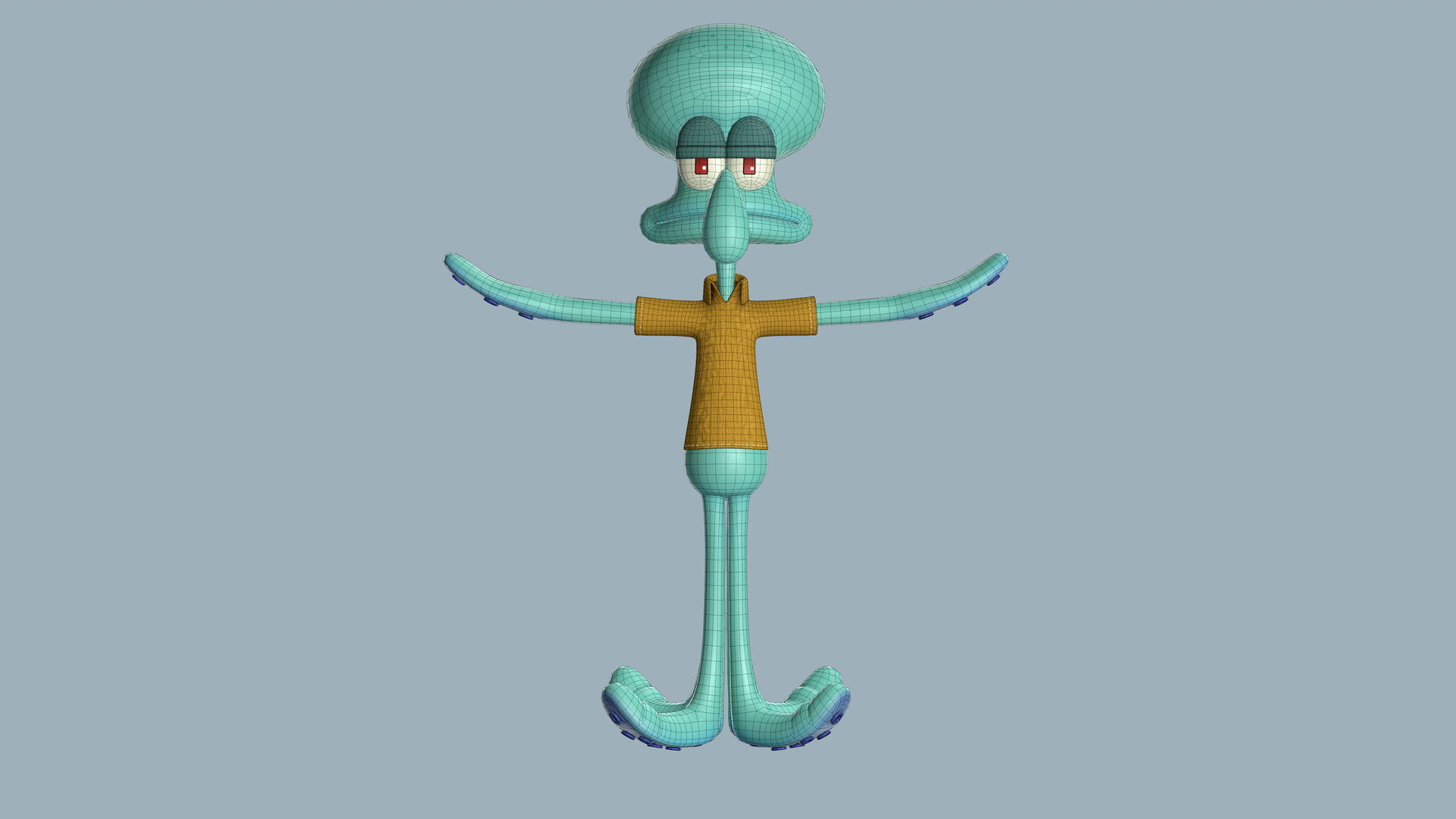 Squidward Tentacles Character 3D Model - TurboSquid 2162524