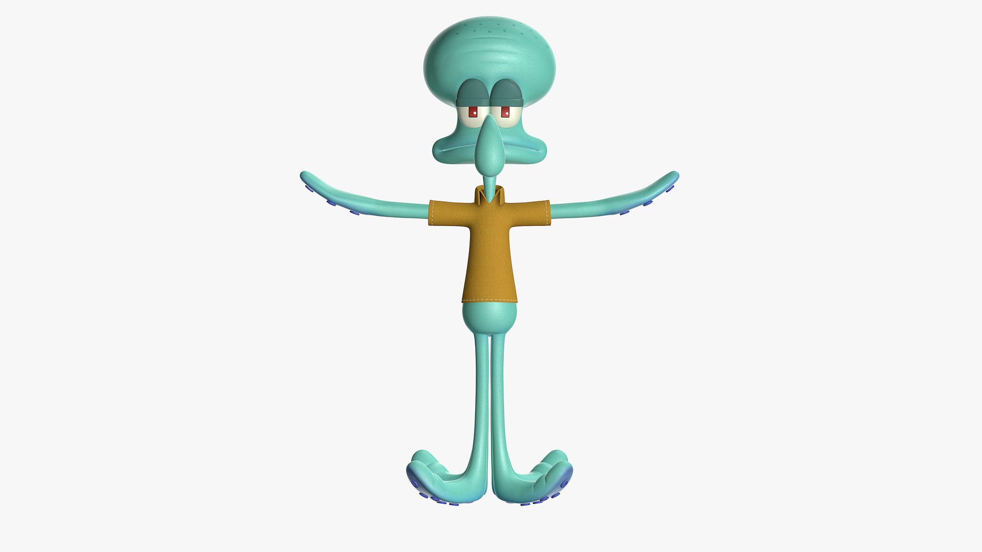 Squidward Tentacles Character 3D Model - TurboSquid 2162524