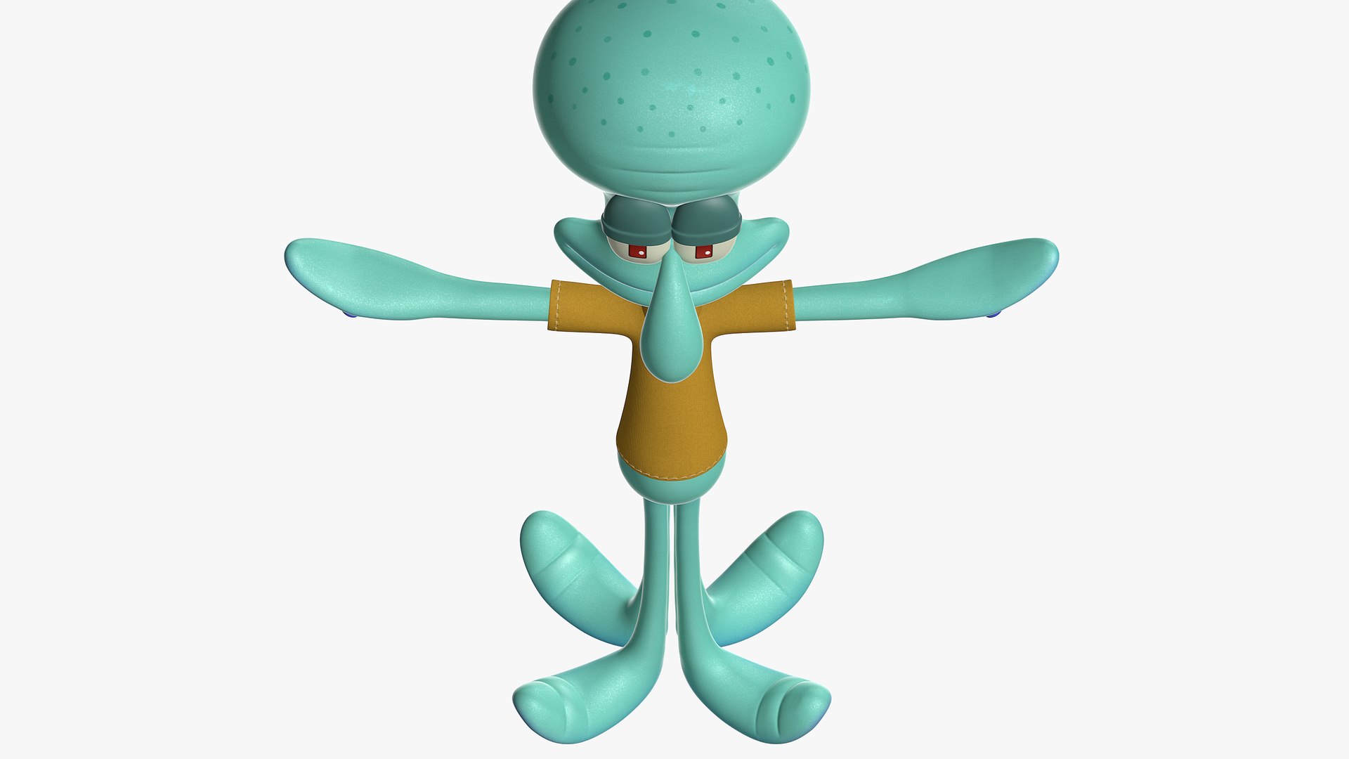 Squidward Tentacles Character 3D Model - TurboSquid 2162524