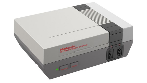 modelo 3d Consola completa del sistema de entretenimiento Nintendo ...