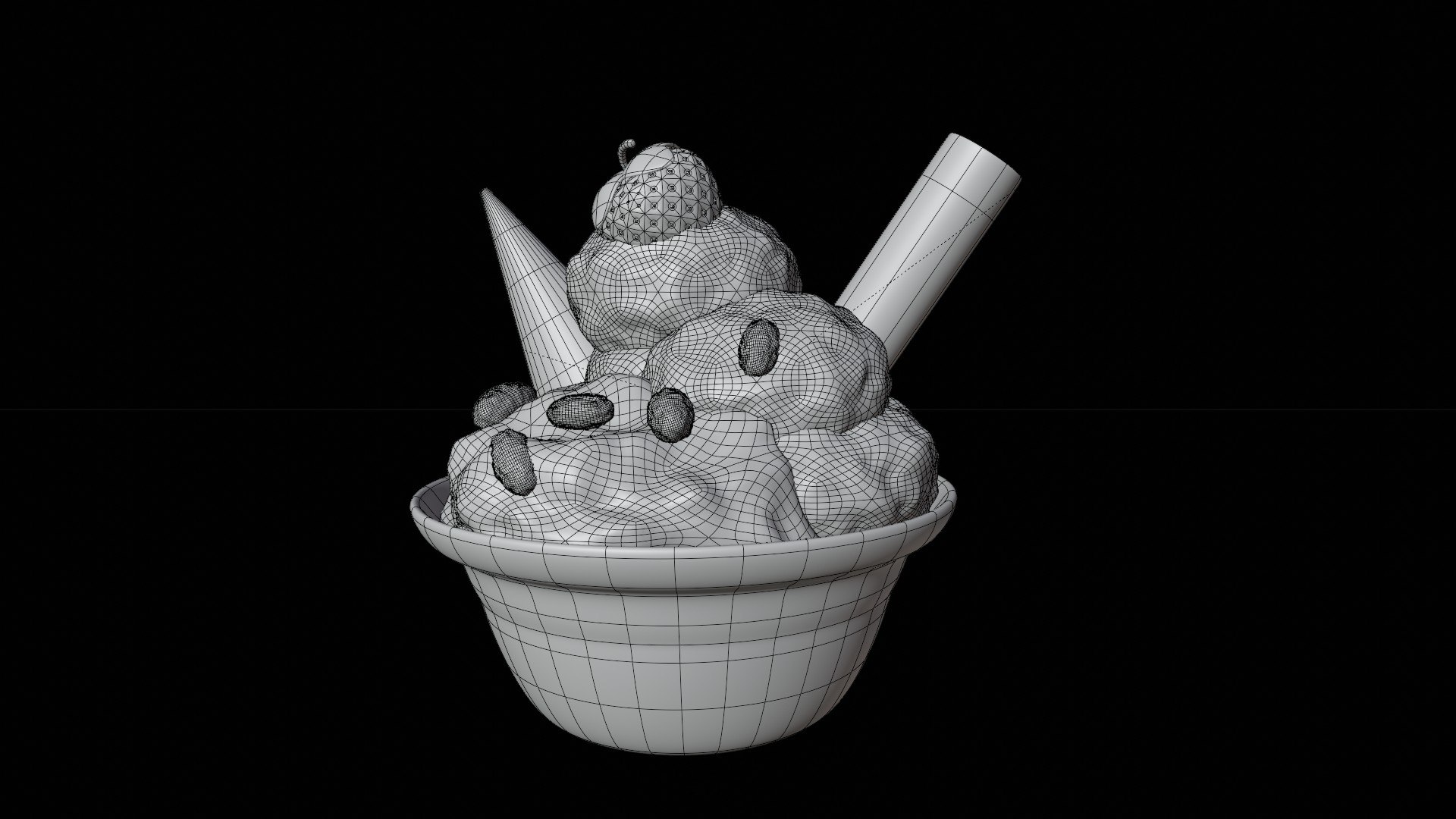 Gelato Ice Cream 3D Illustration 3D Model - TurboSquid 2235459