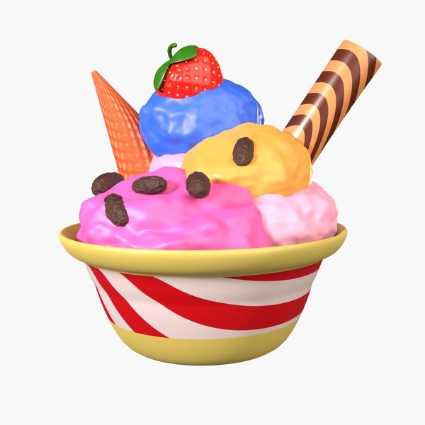 modelo 3d Helado Helado Ilustración 3D - TurboSquid 2235459