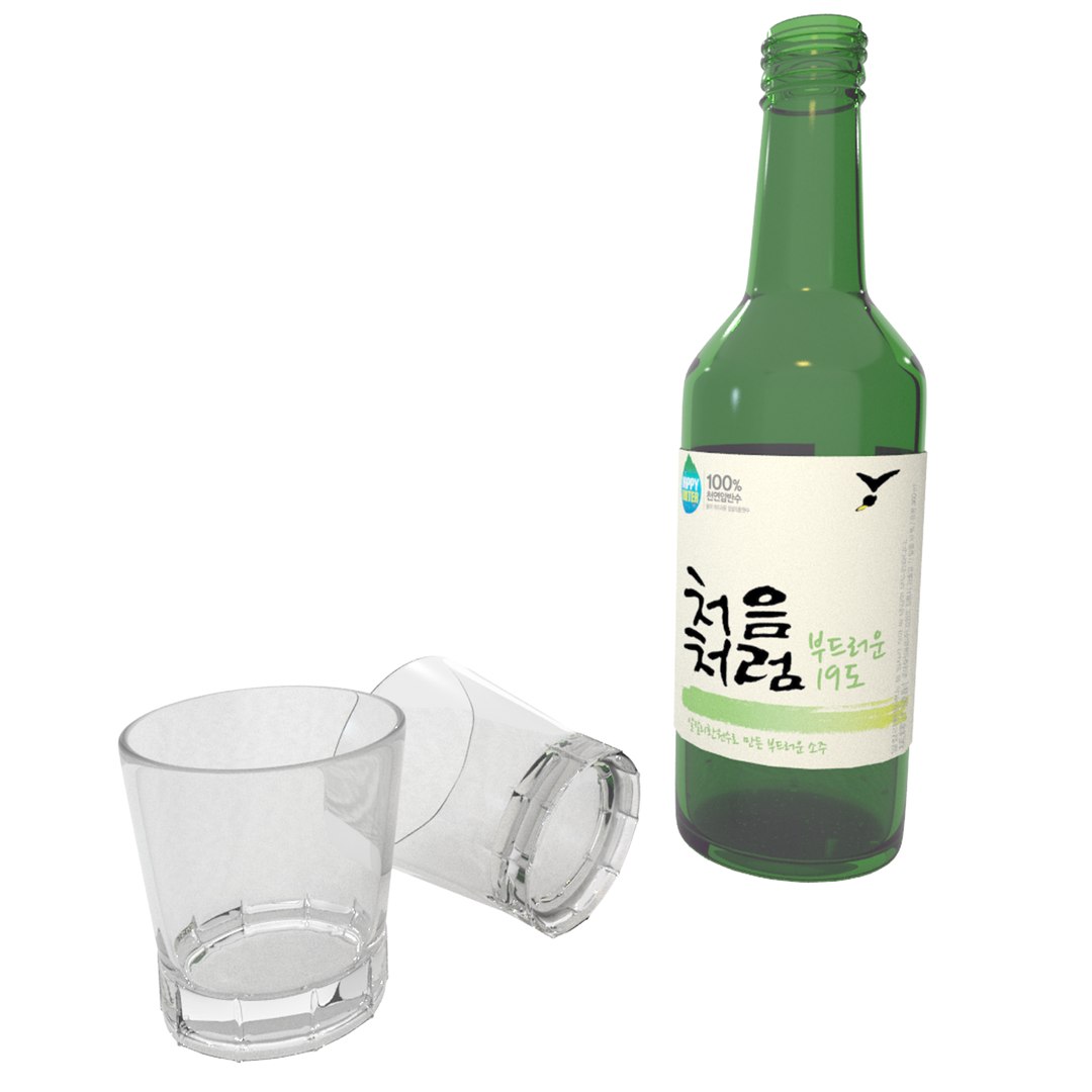 Korean Soju Obj