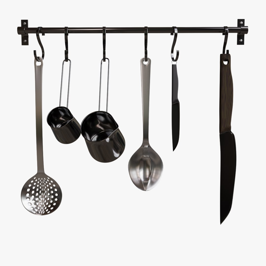3D Kitchen Utensil Hanger Model - TurboSquid 1732473
