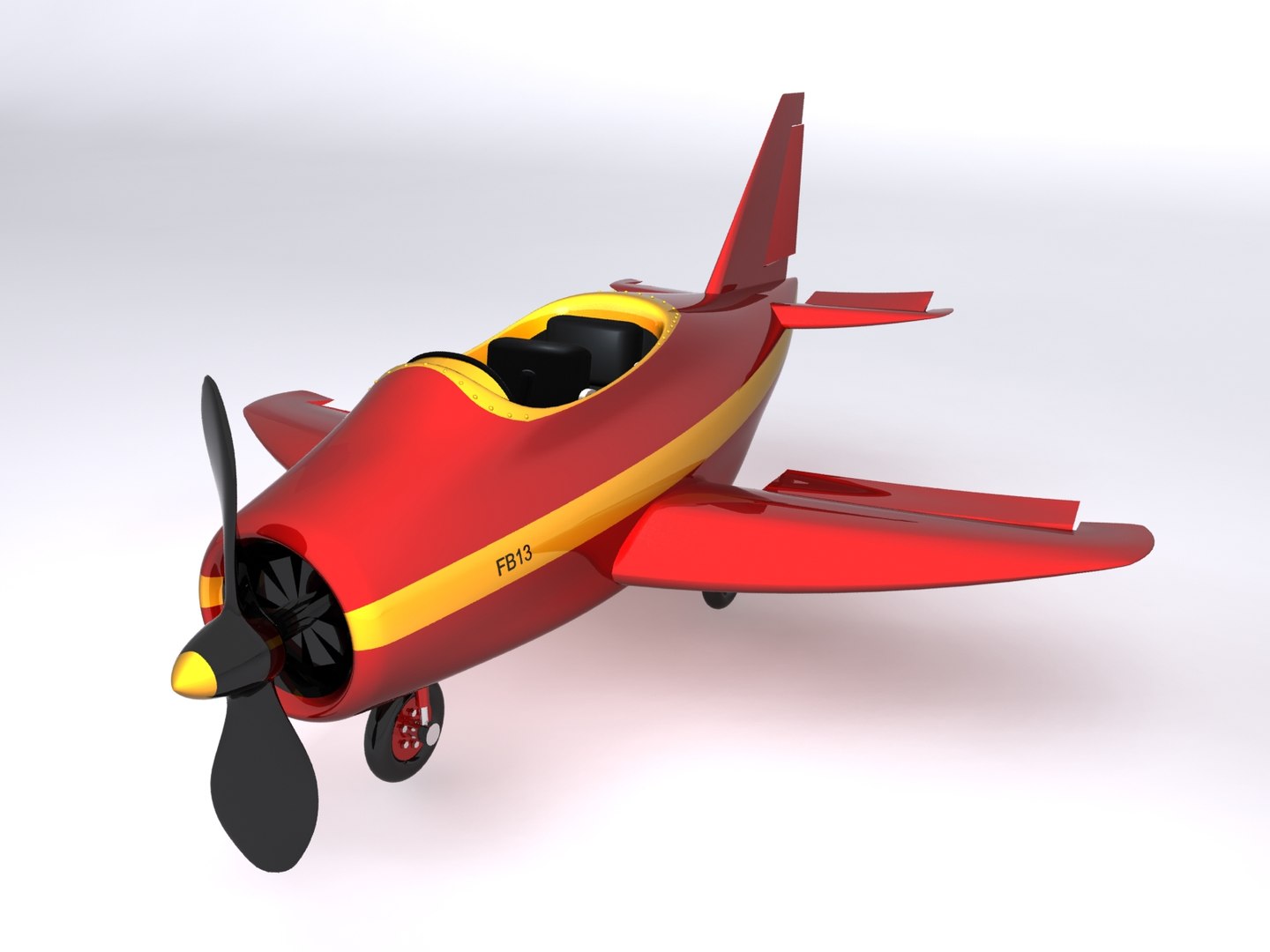Max Small Cartoon Plane