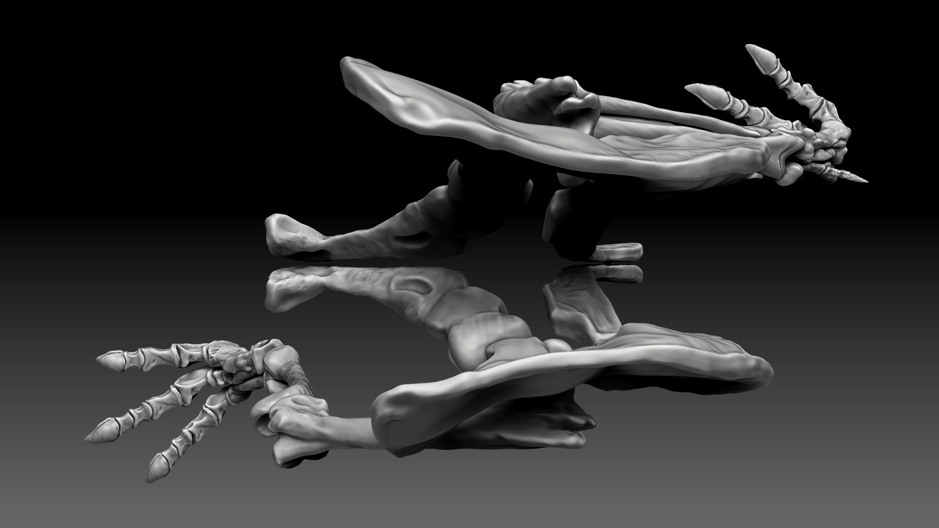 Spinosaurus 2020 version Hip Leg Set Skeletons Sculpt Project model ...