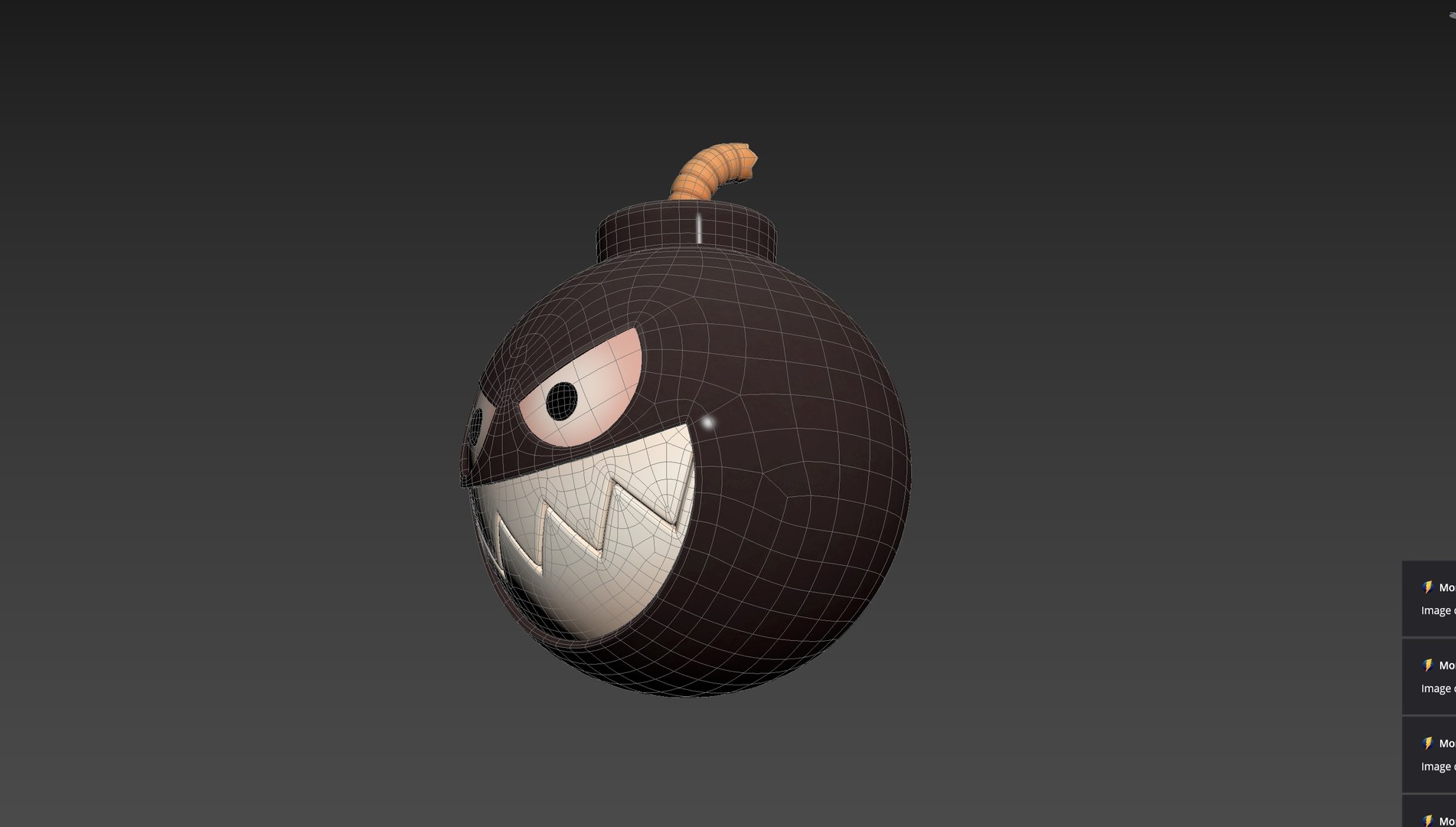 3D Model Character239 Bomb Monster - TurboSquid 2059717