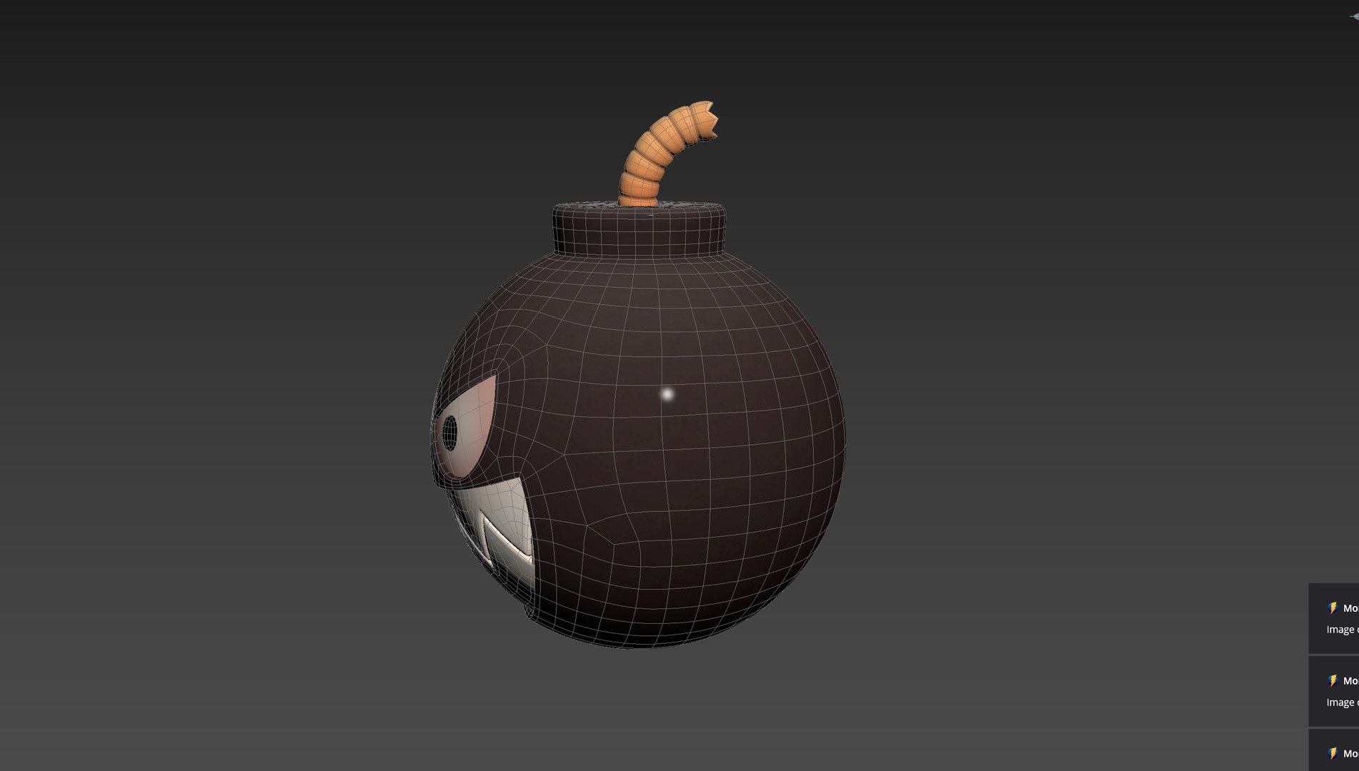 3D Model Character239 Bomb Monster - TurboSquid 2059717