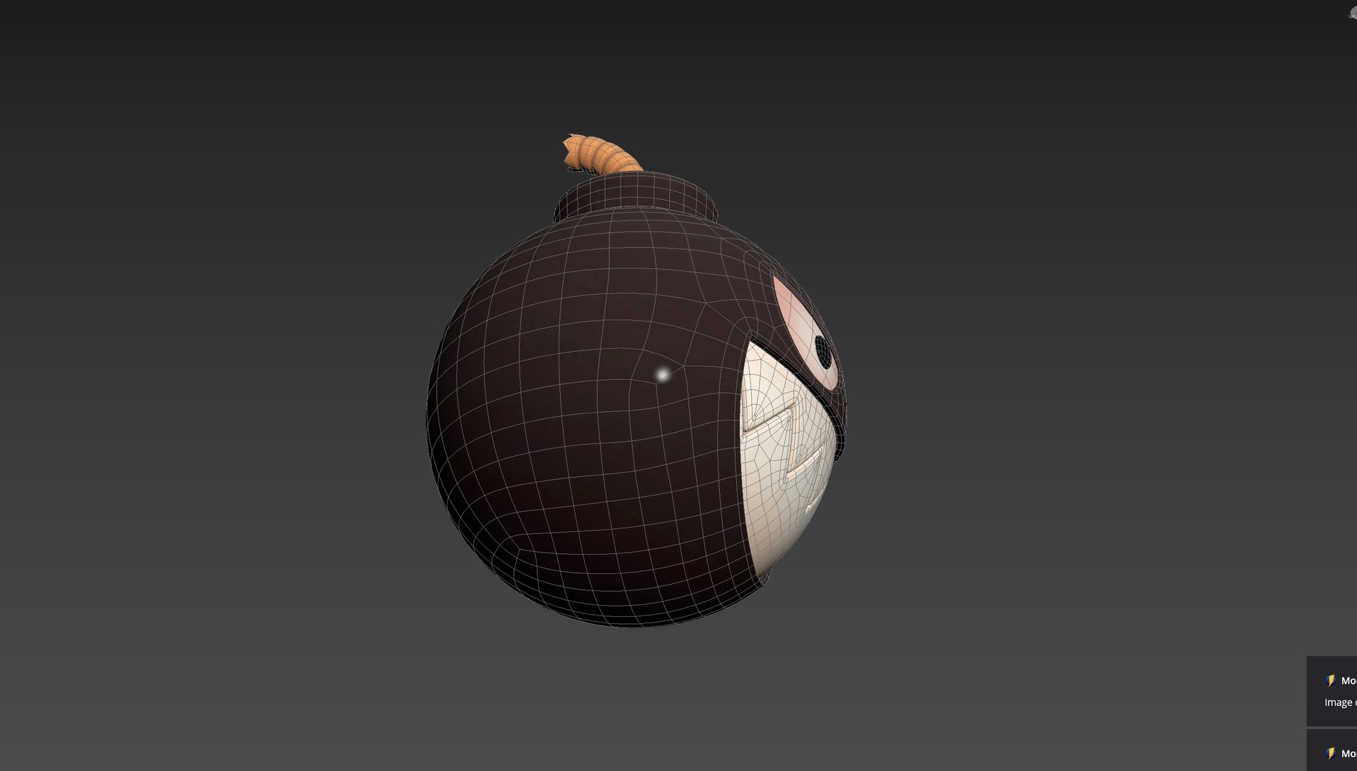 3D Model Character239 Bomb Monster - TurboSquid 2059717