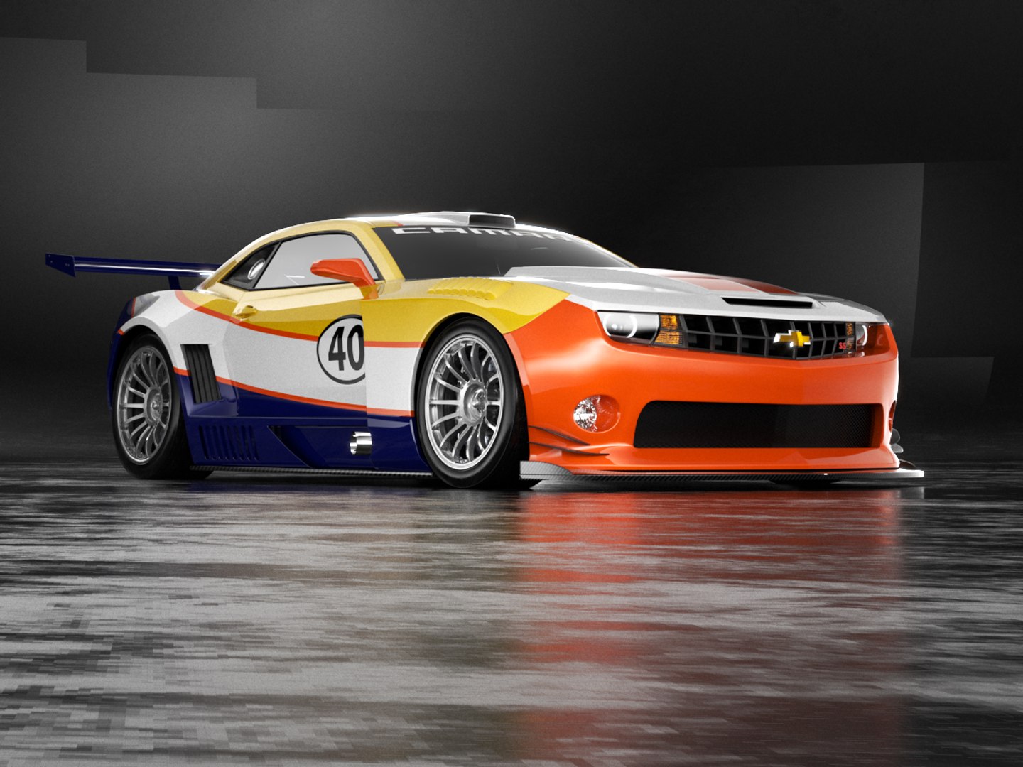 Camaro Racing Concept 3ds