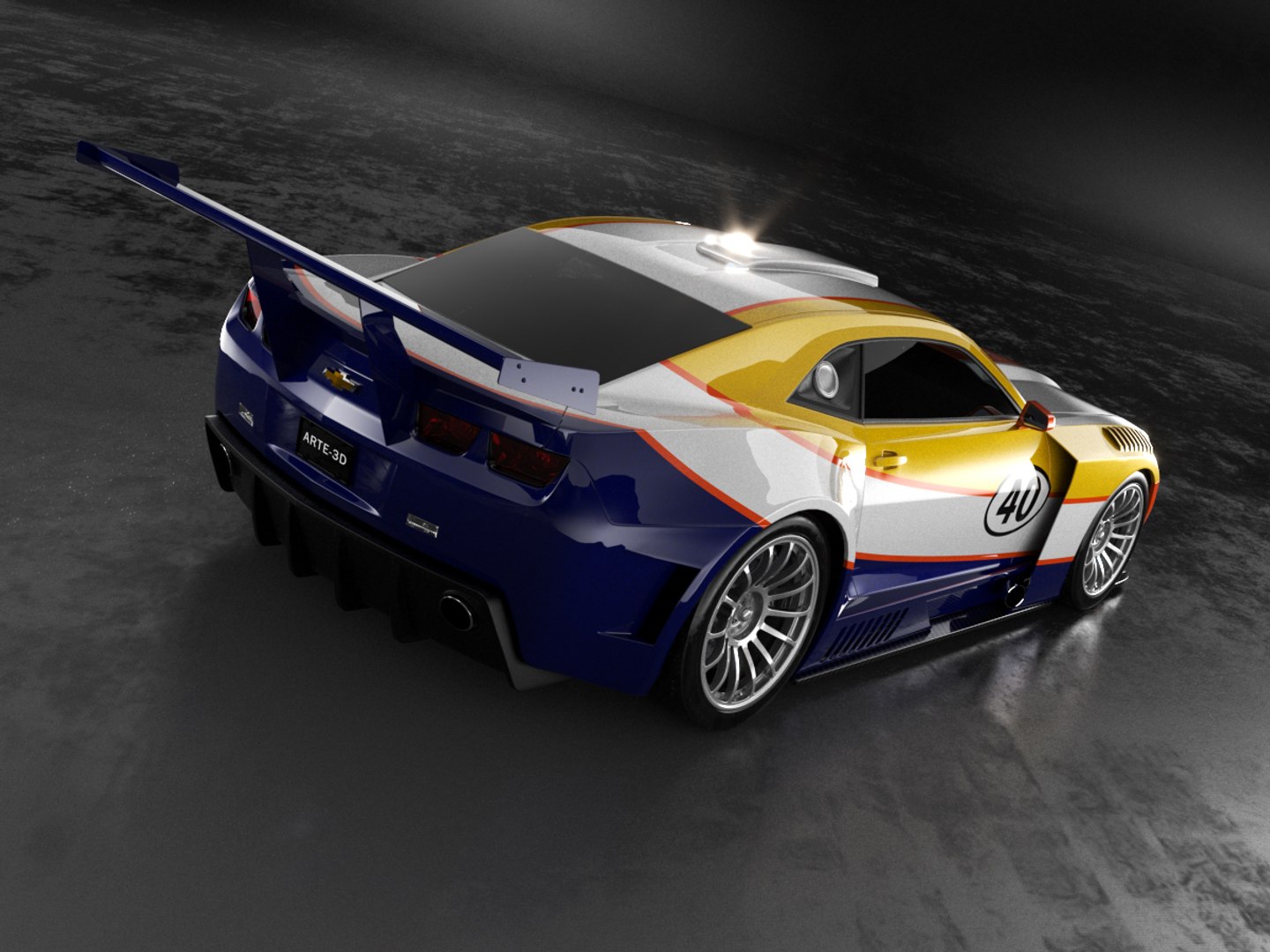 Camaro Racing Concept 3ds