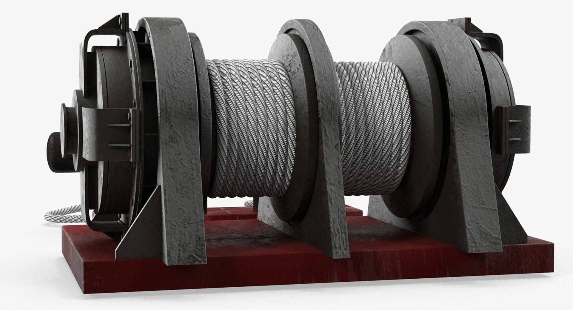 Mooring Bollard Ship Ropes 3D - TurboSquid 1298712