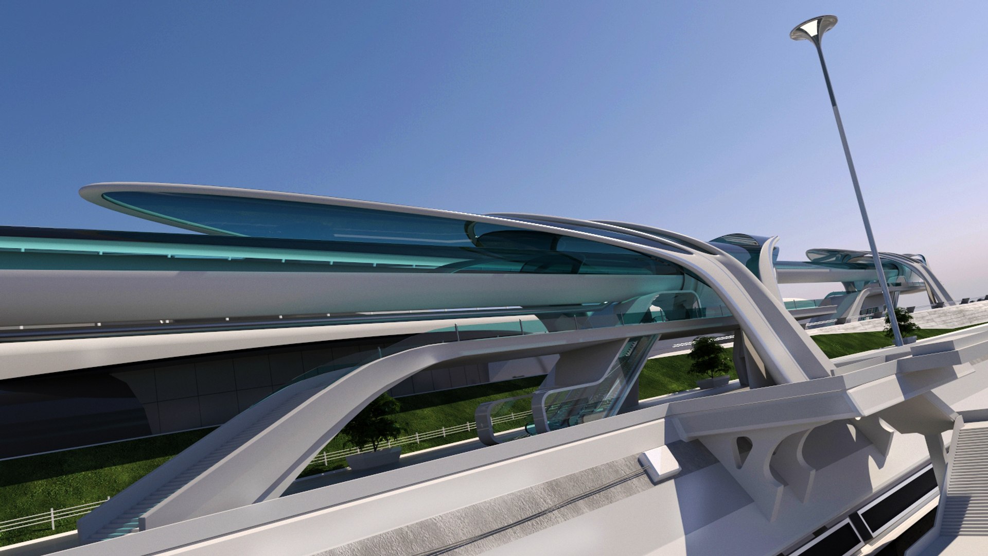 Cities Future Buildings Architectural 3d Model