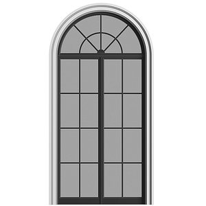3D Model Arched Window In Classic Style - TurboSquid 1998722