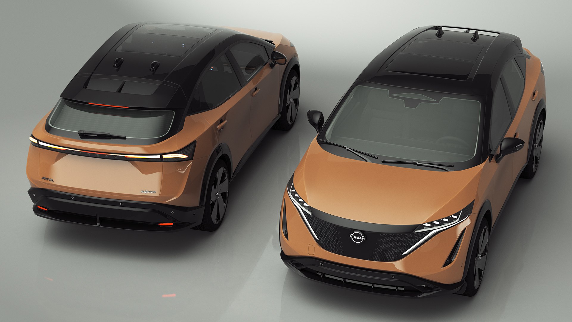 3D Nissan Ariya Lights On Rigged For Cinema 4D - TurboSquid 2300687