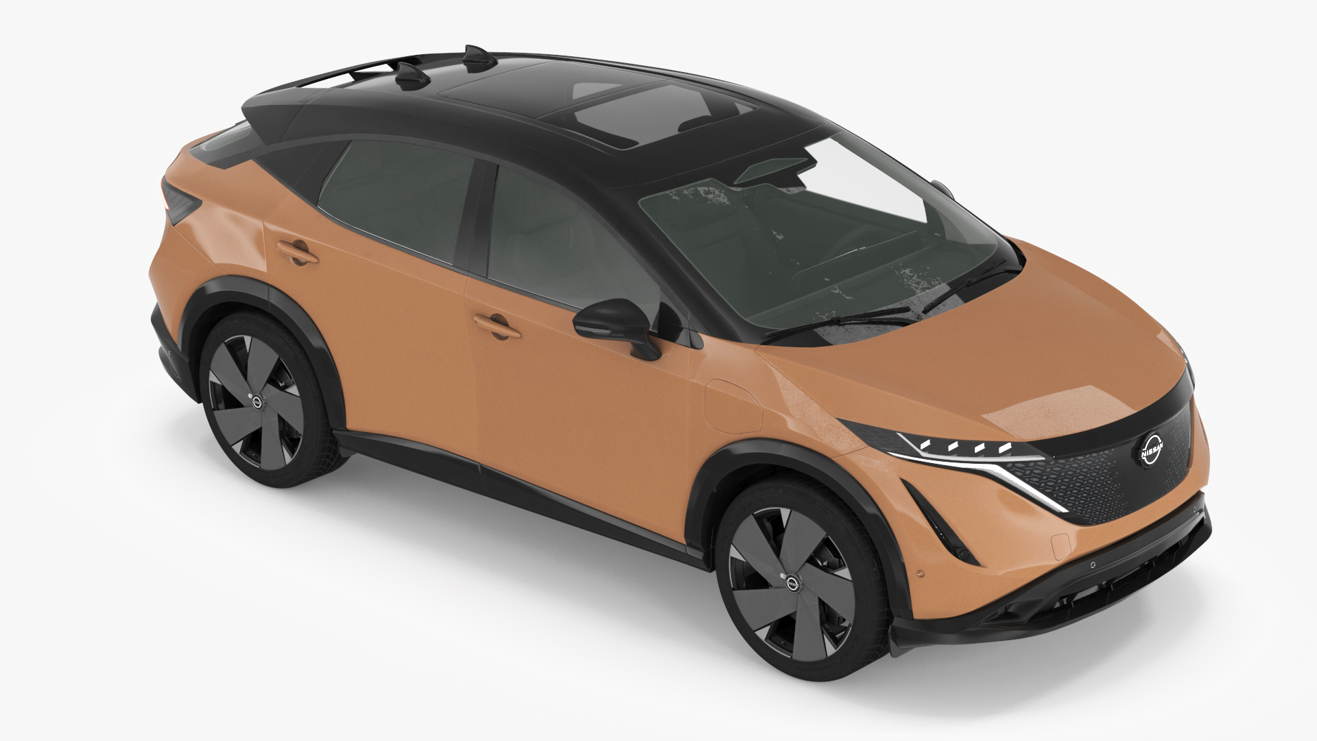 3D Nissan Ariya Lights On Rigged For Cinema 4D - TurboSquid 2300687