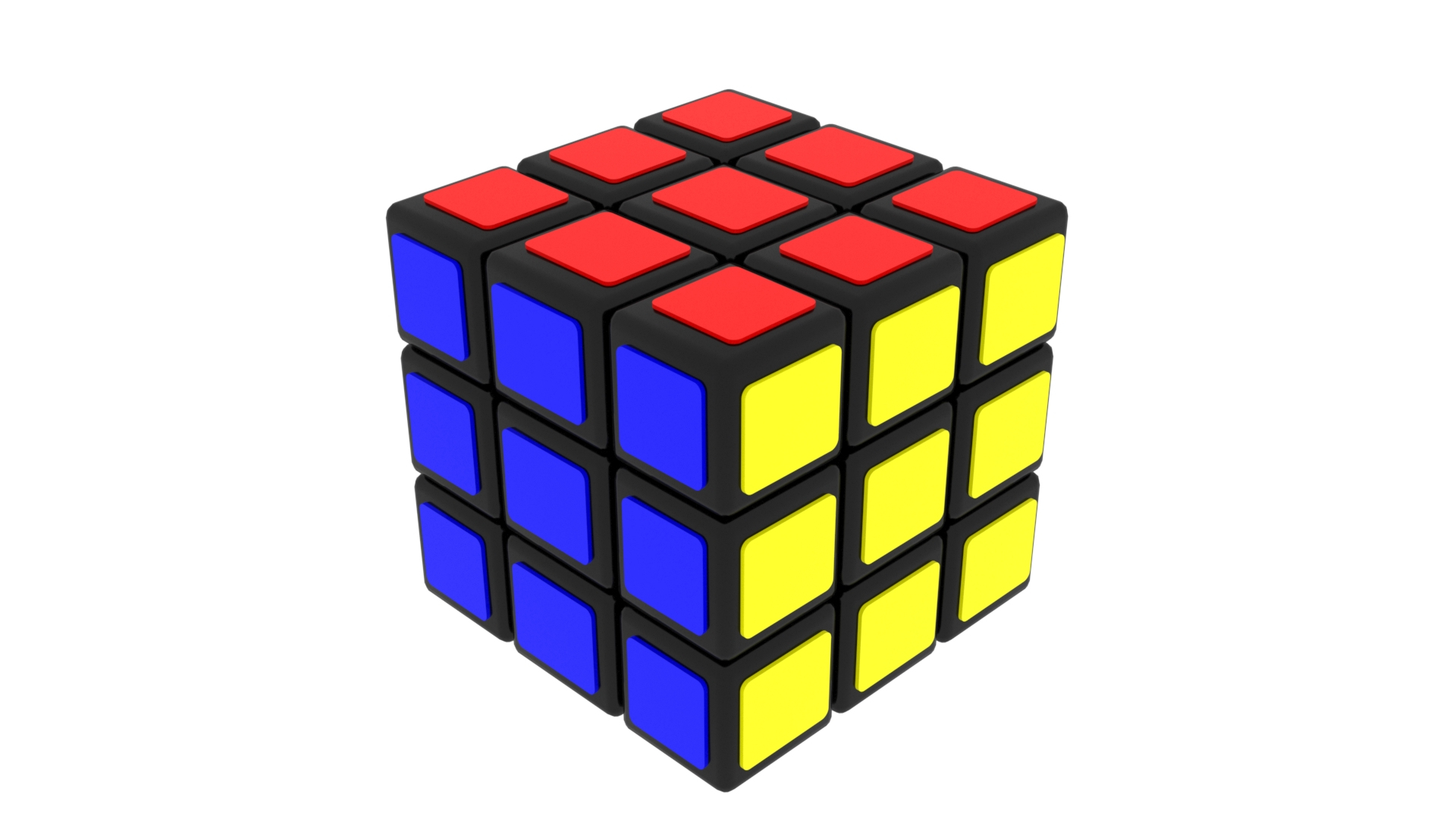 Rubik S Cube Animation Model - TurboSquid 1701064