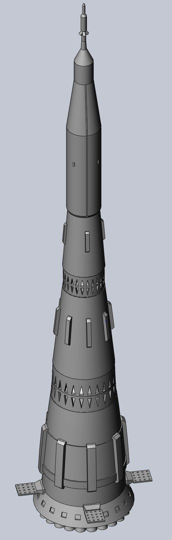 3D N1-l3 Soviet Rocket Moon - TurboSquid 1325370
