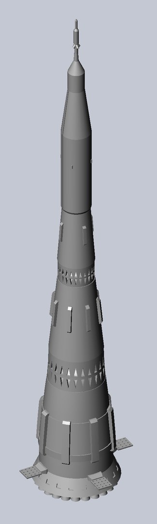 3D N1-l3 Soviet Rocket Moon - TurboSquid 1325370