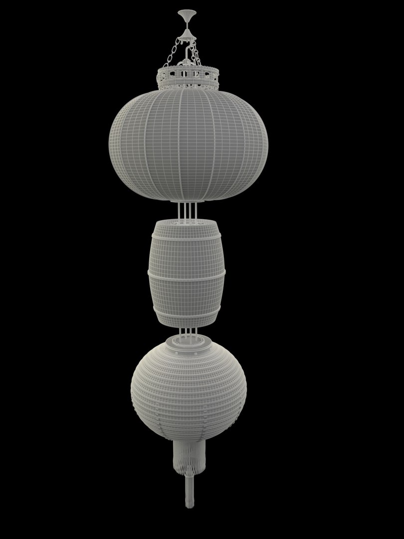 Chinese Red Lantern 3D Model - TurboSquid 1590832