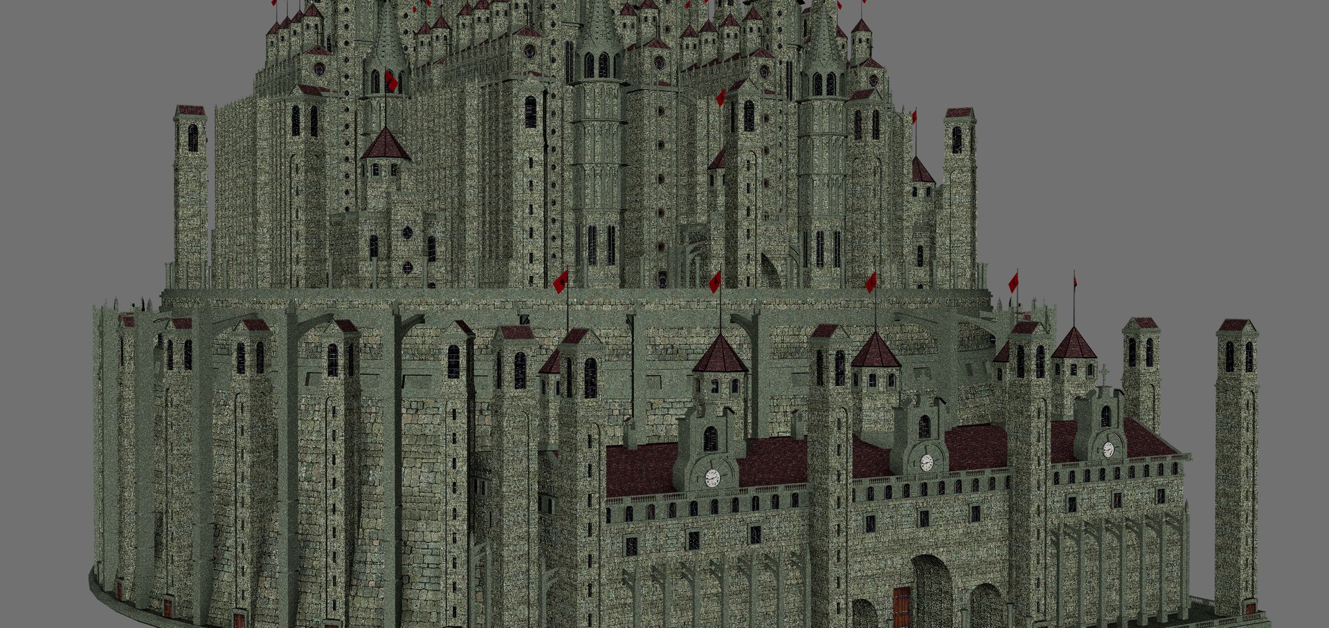 3D Big Castle V8 Model - TurboSquid 2222270