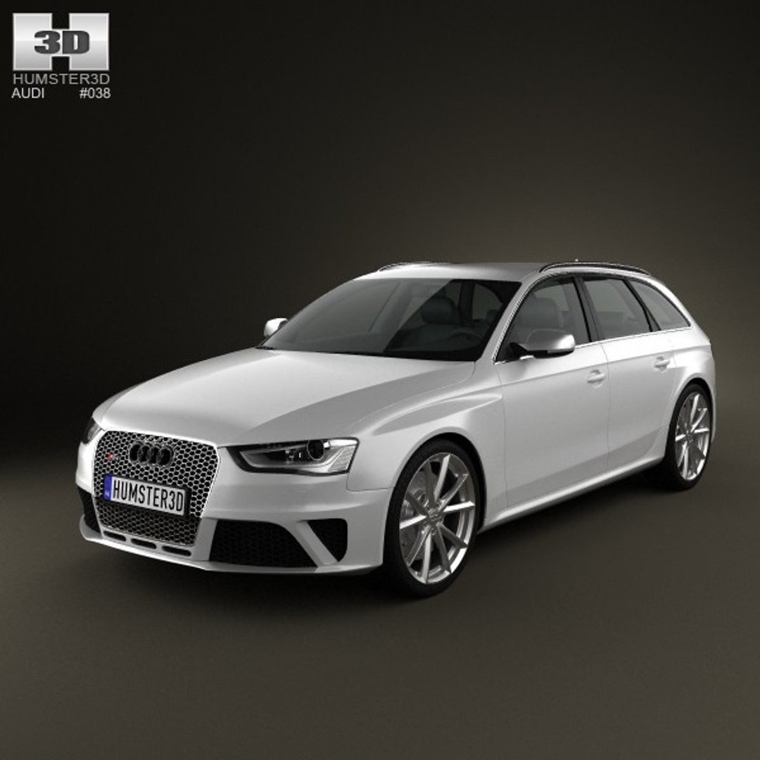 3d audi rs4 2013 model