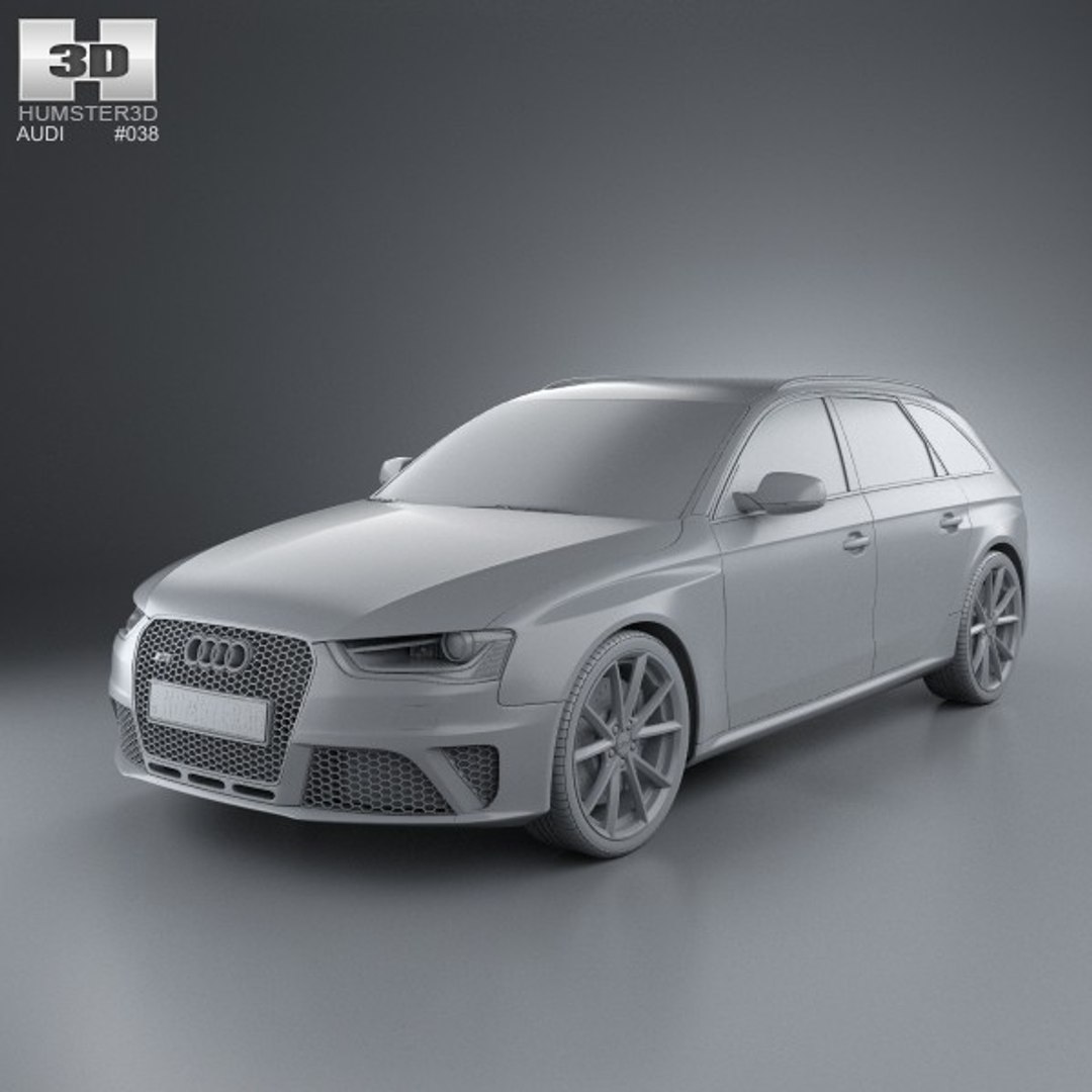 3d audi rs4 2013 model