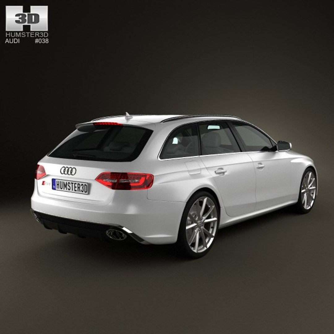 3d audi rs4 2013 model