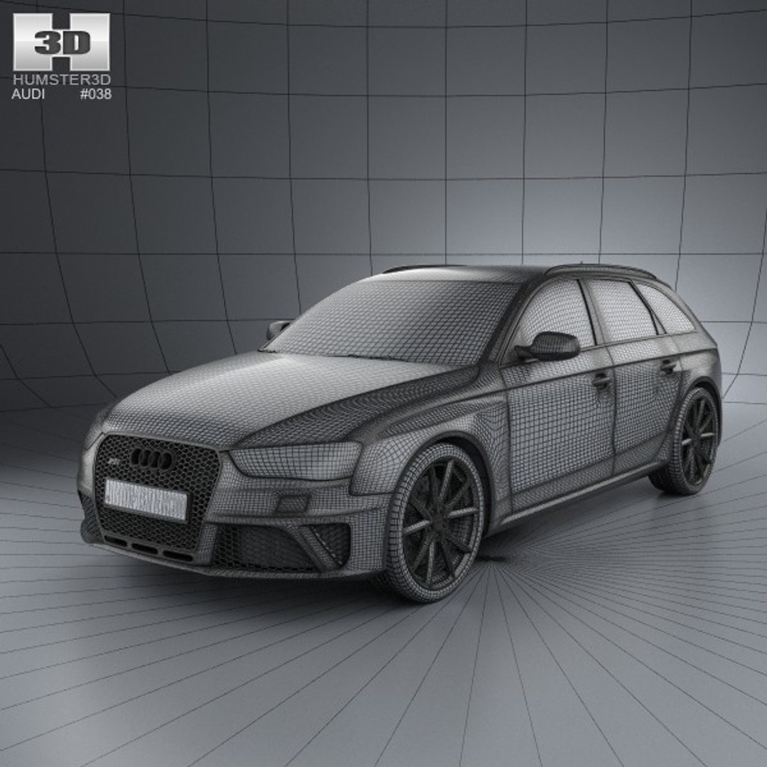 3d audi rs4 2013 model