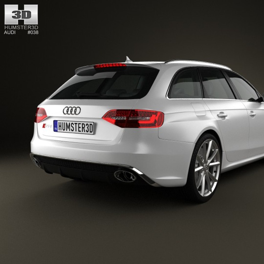3d audi rs4 2013 model