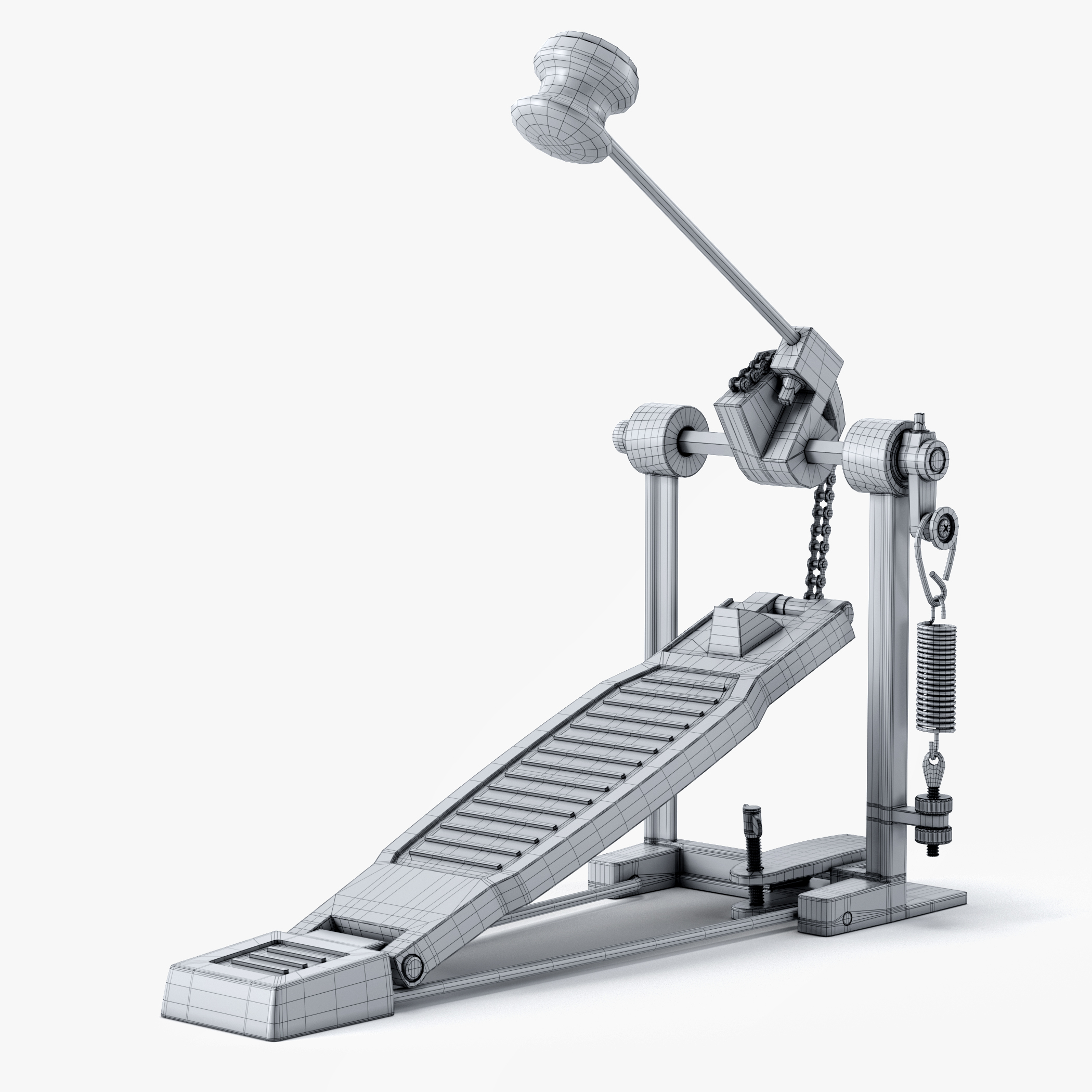 Pedal kick drum 3D - TurboSquid 1683025