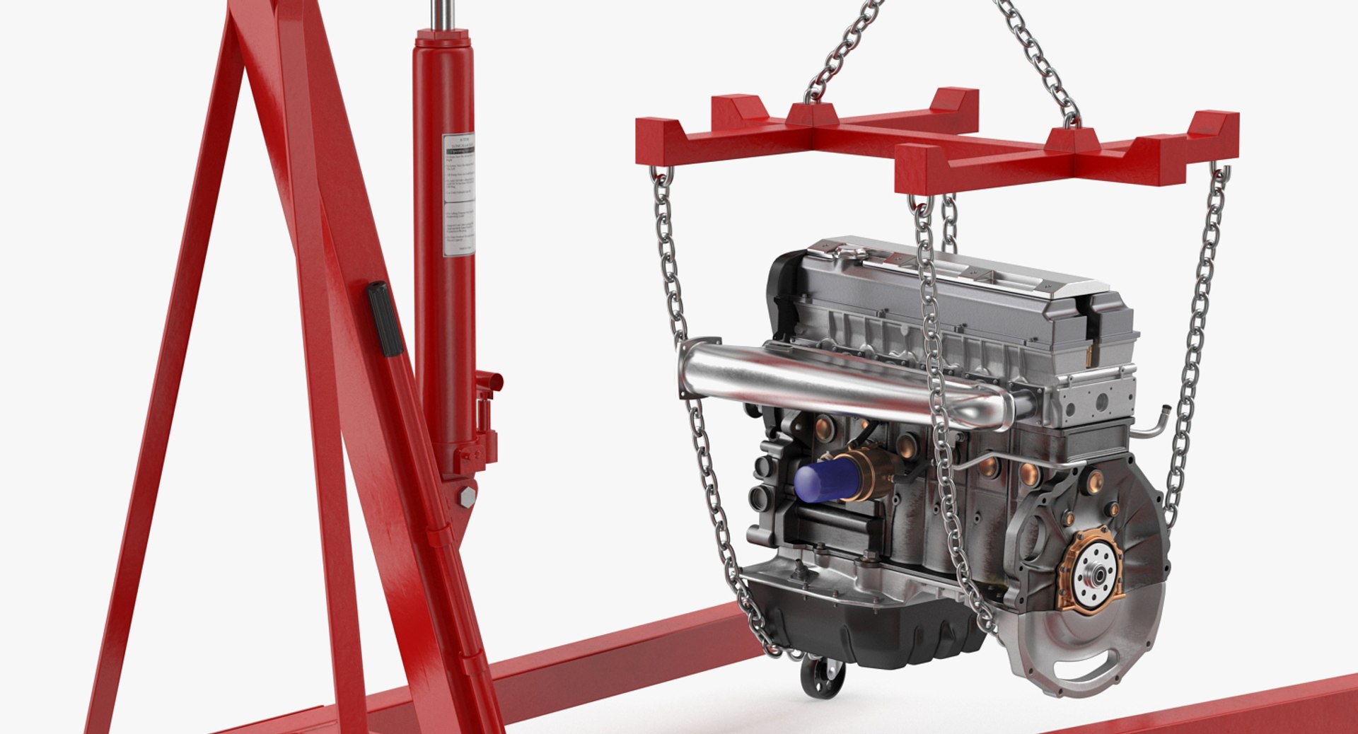 Shop crane engine 3D model - TurboSquid 1289084