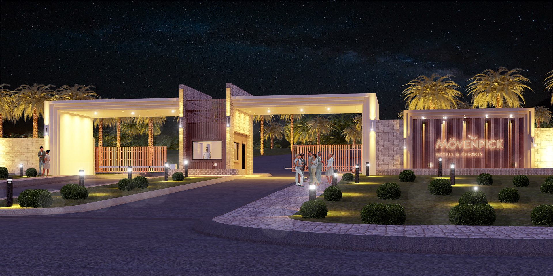 Gate Resort 3D - TurboSquid 1231221