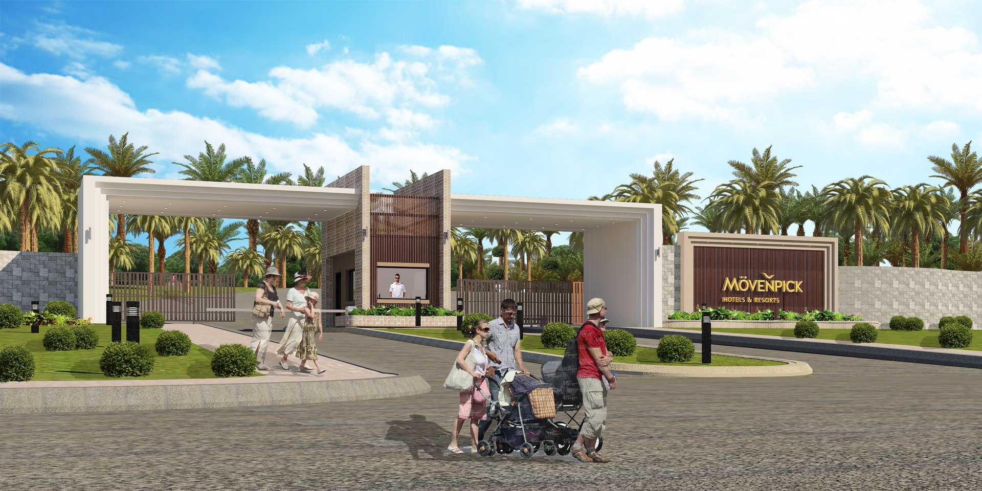 Gate Resort 3D - TurboSquid 1231221