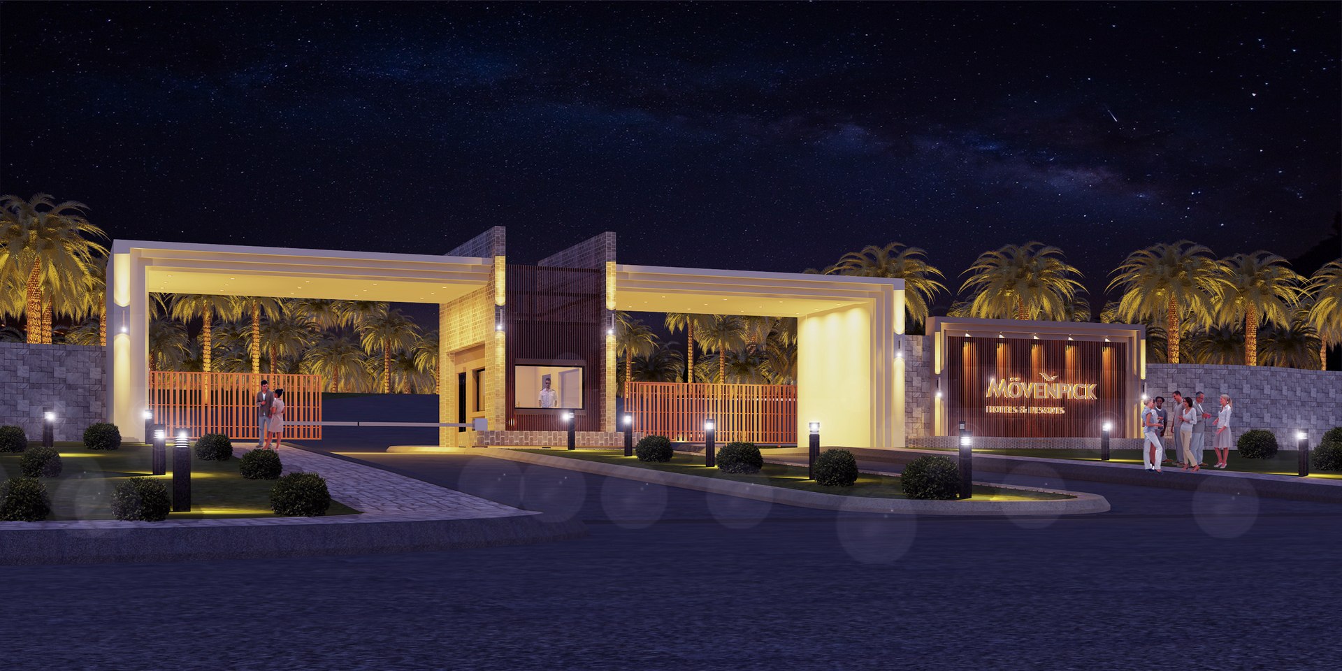 Gate Resort 3D - TurboSquid 1231221