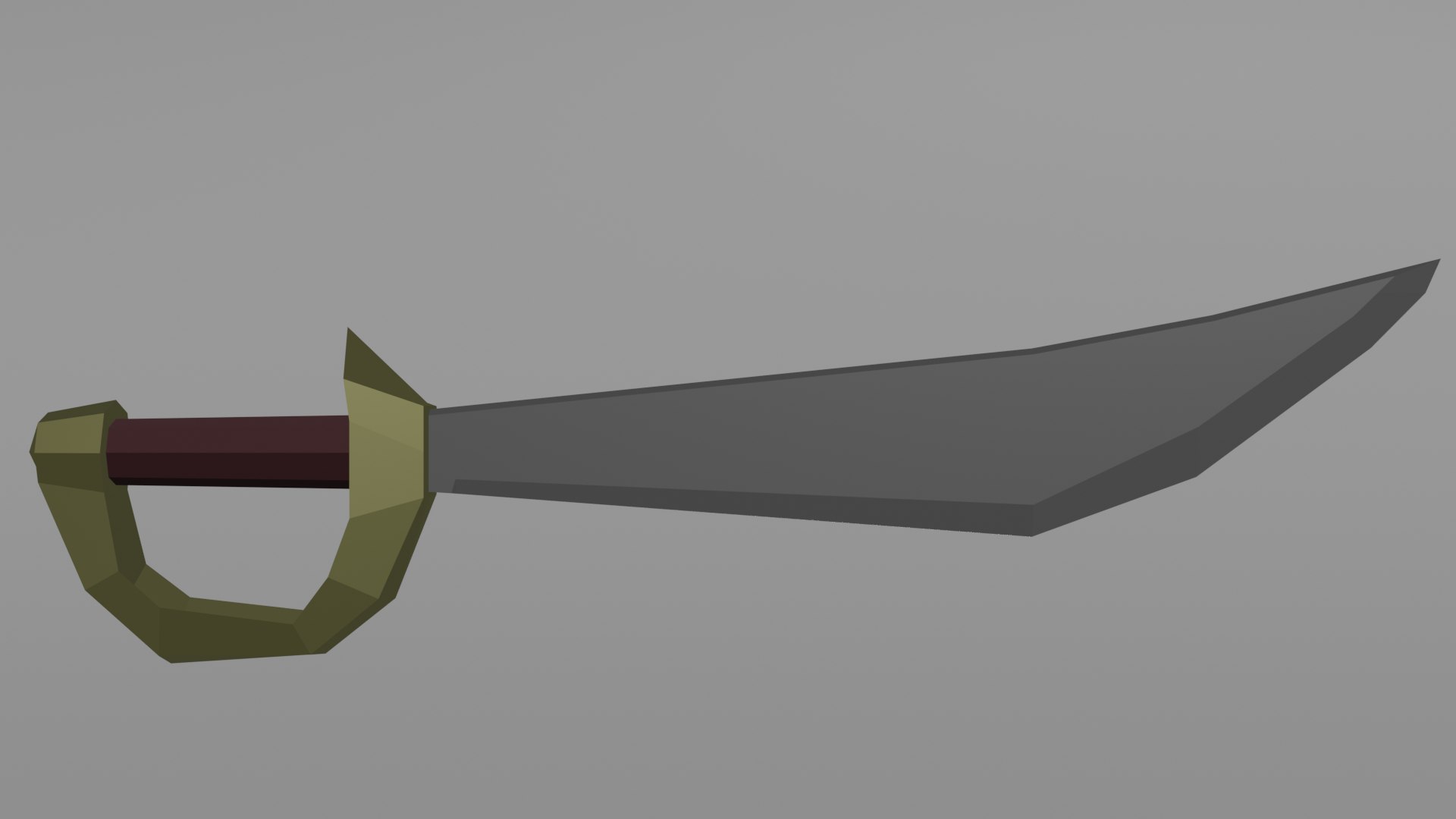 Cutlass Stylized 3D Model - TurboSquid 1666995