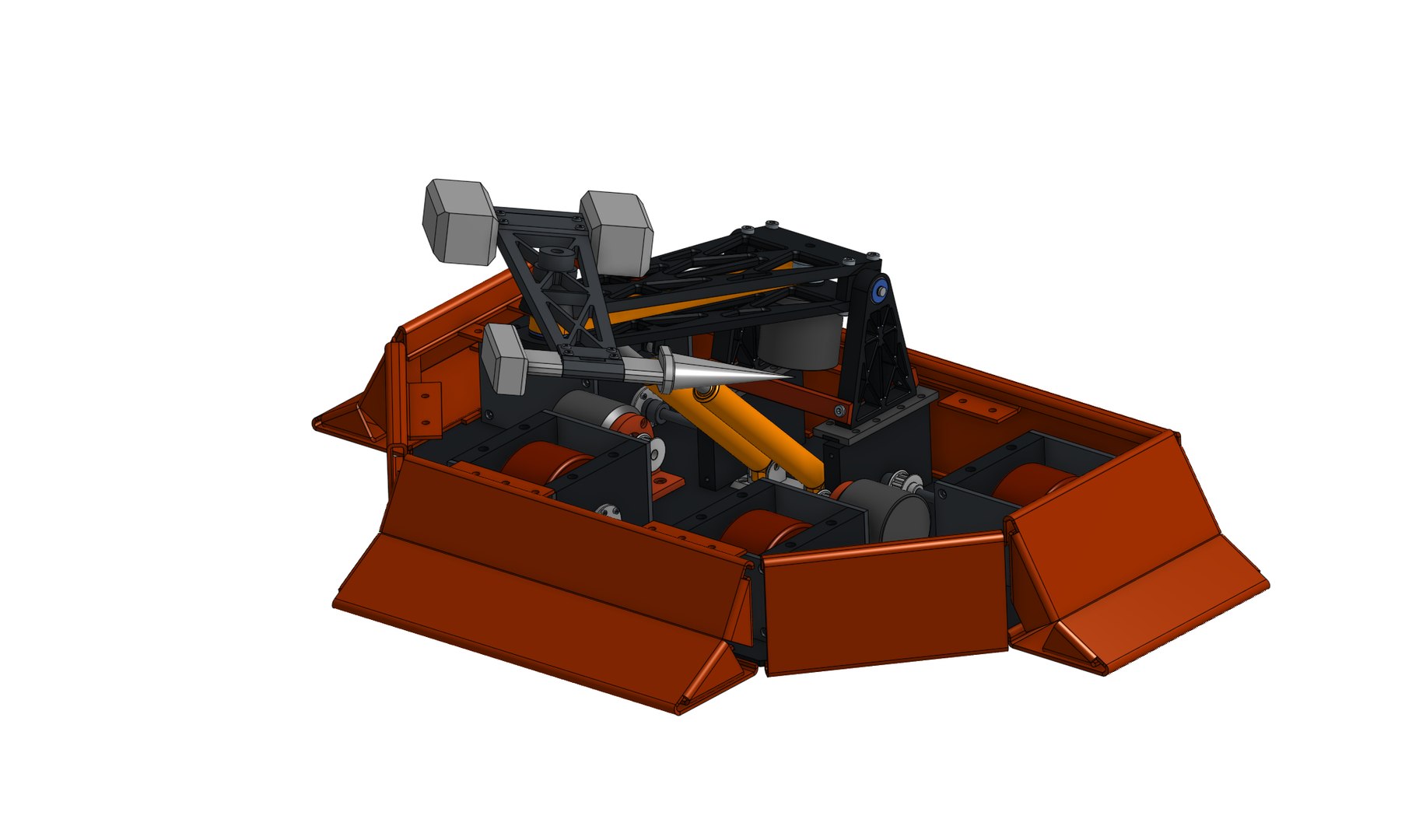 3D Battle Bot Model Detailed - TurboSquid 2204579