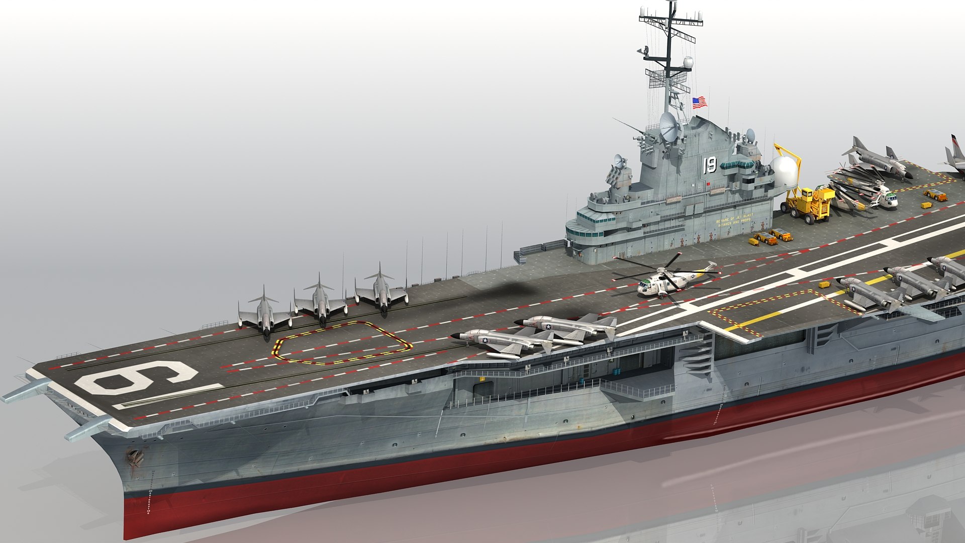 3D model USS Hancock CV-19 - TurboSquid 2076205