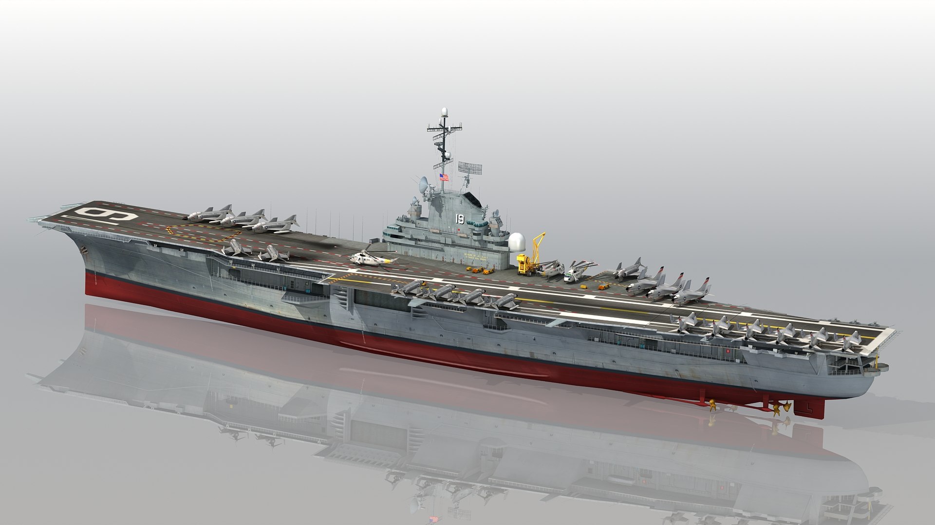 3D model USS Hancock CV-19 - TurboSquid 2076205