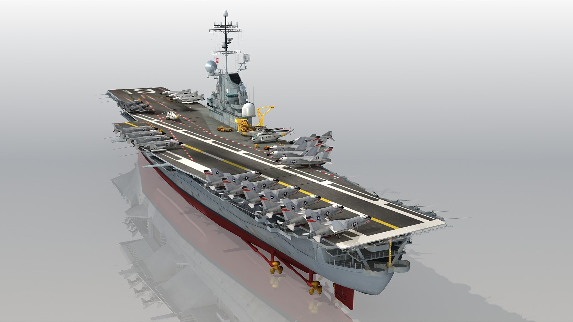 3D model USS Hancock CV-19 - TurboSquid 2076205