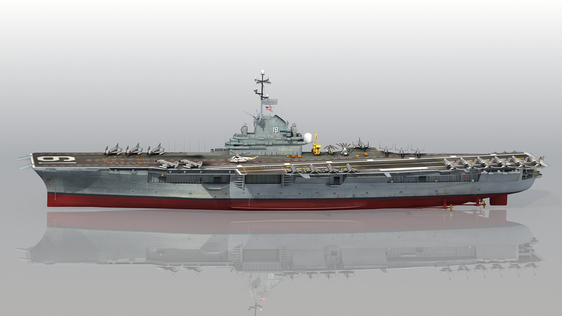 3D model USS Hancock CV-19 - TurboSquid 2076205