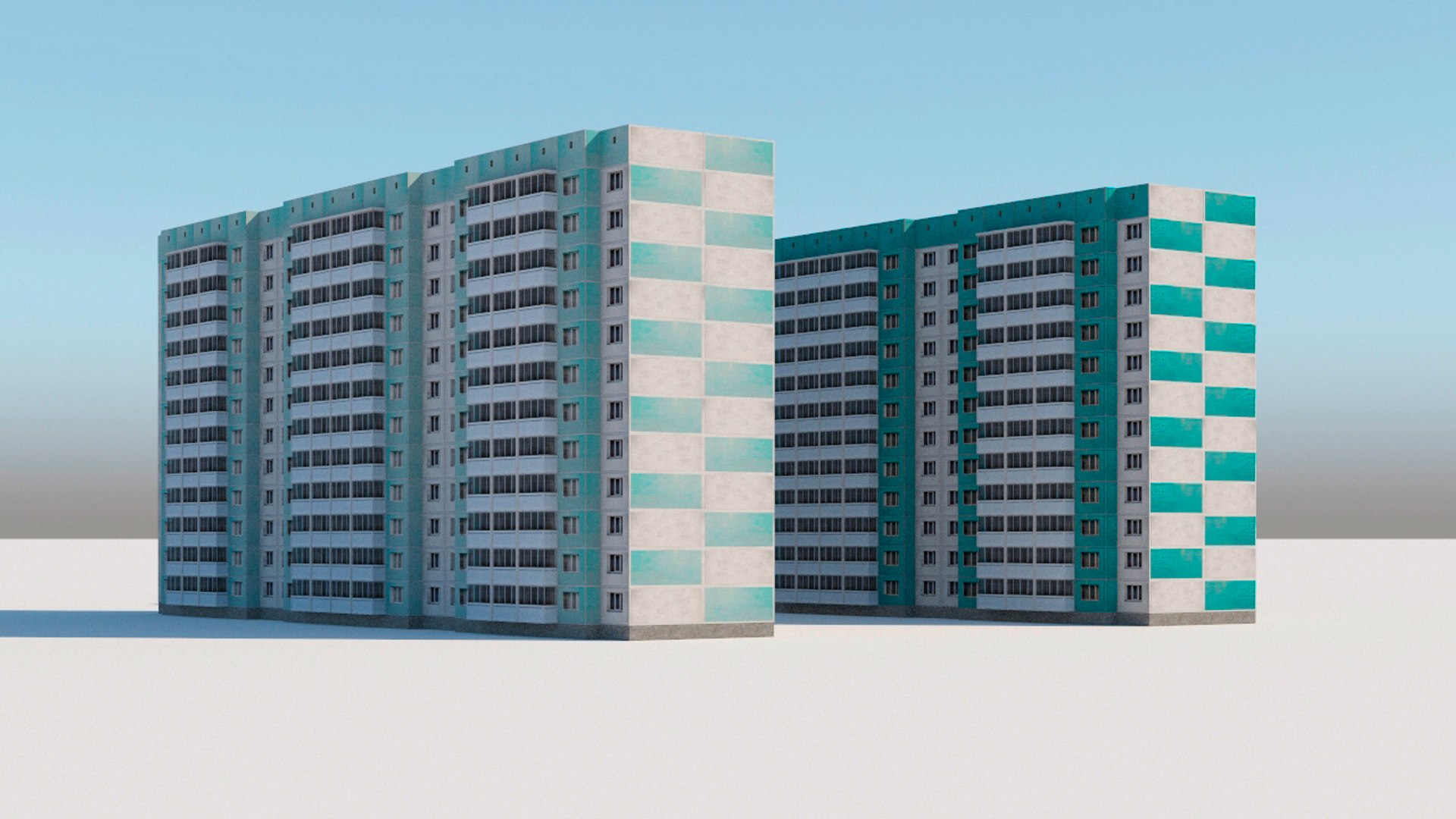 3D City Building Model - TurboSquid 1311396