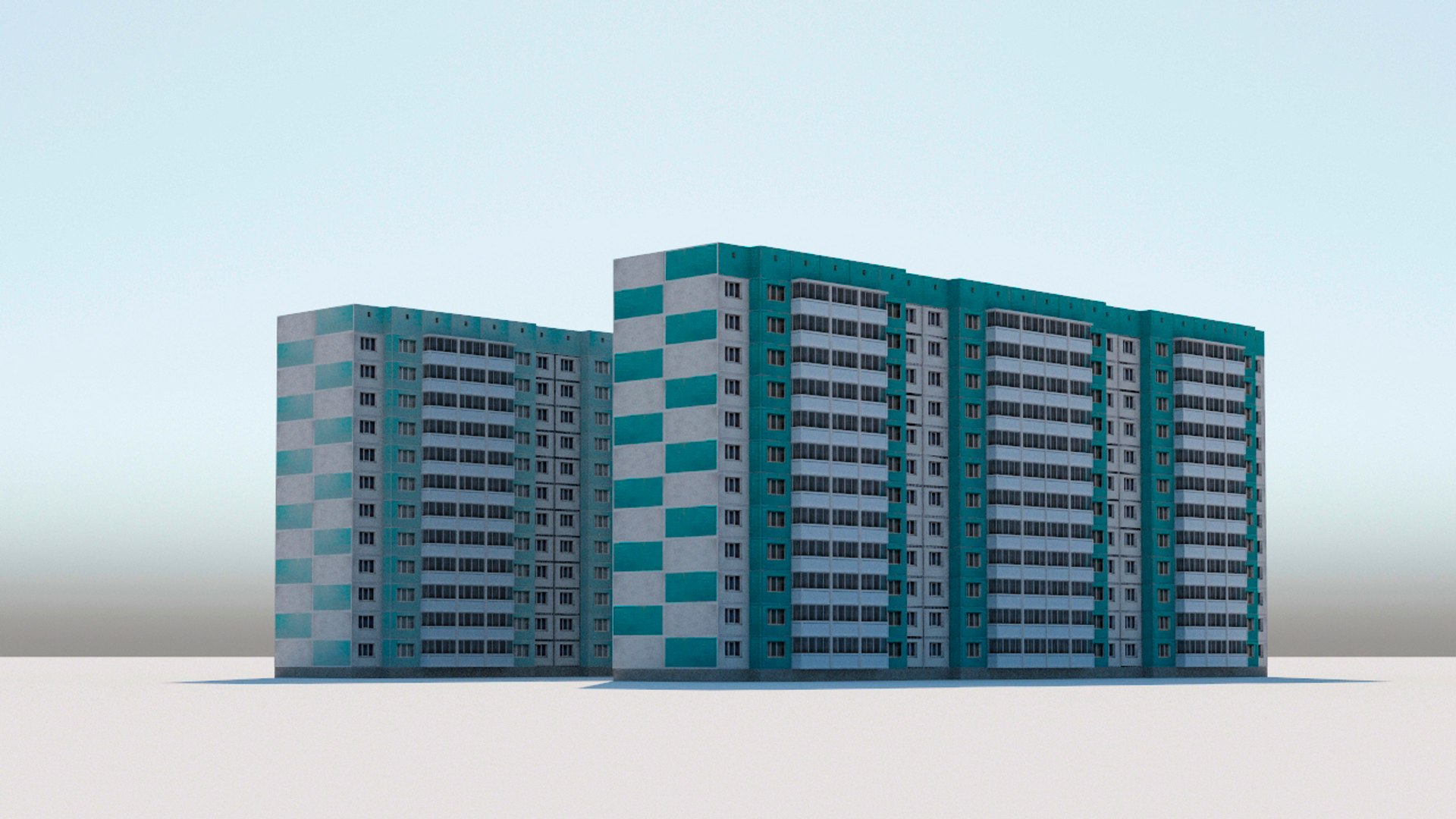 3D City Building Model - TurboSquid 1311396