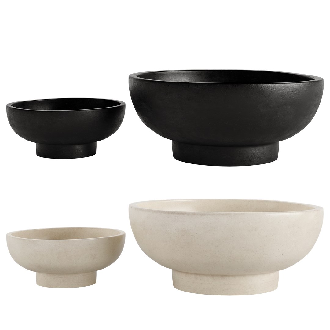 3D Orion Handcrafted Terracotta Bowls - TurboSquid 2200822