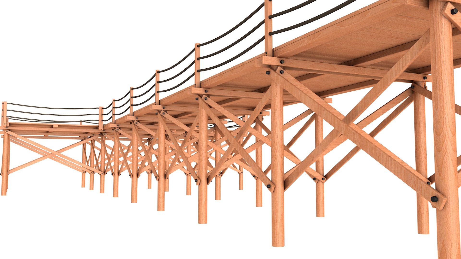 3D Wooden Pier Collection Model - TurboSquid 1852618