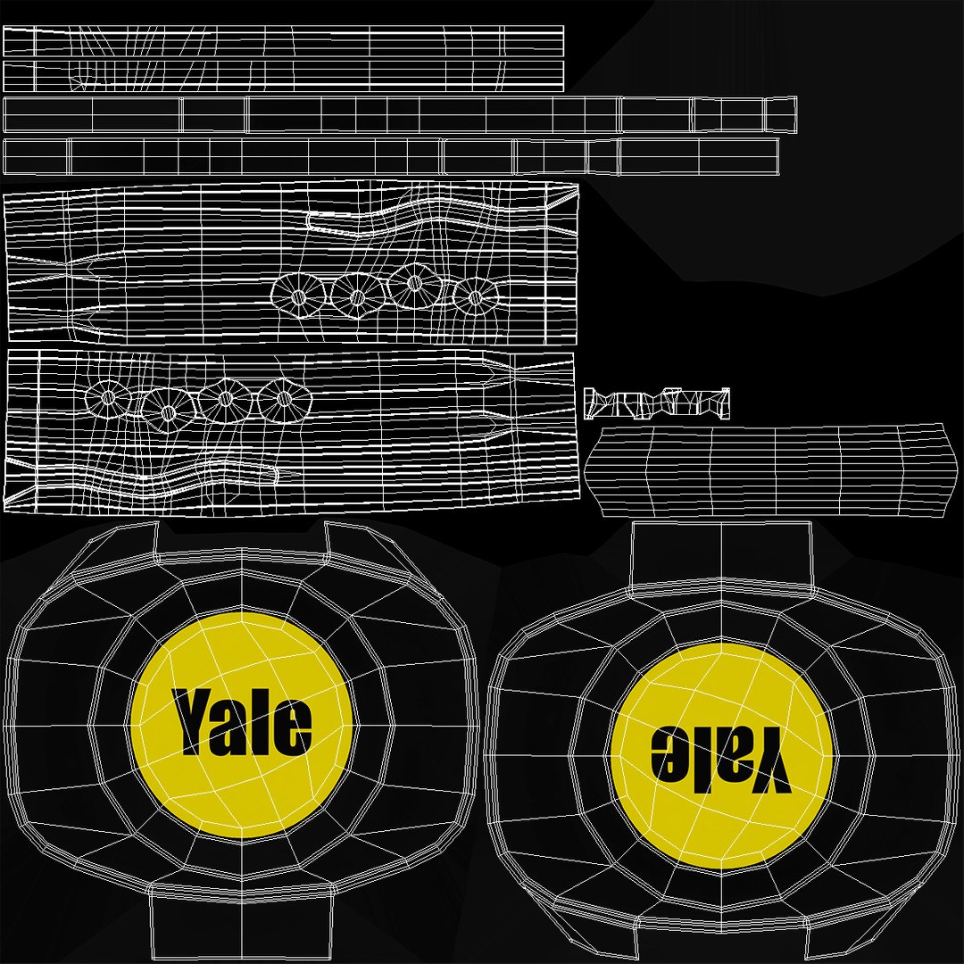 3D Key Type Yale Model - TurboSquid 2222188