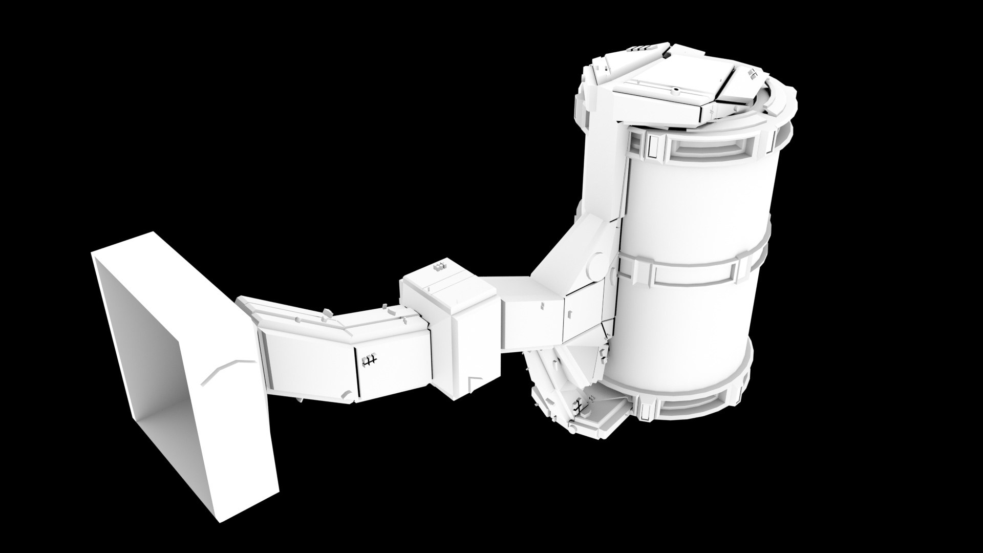 3D model equipment pod space - TurboSquid 1424635