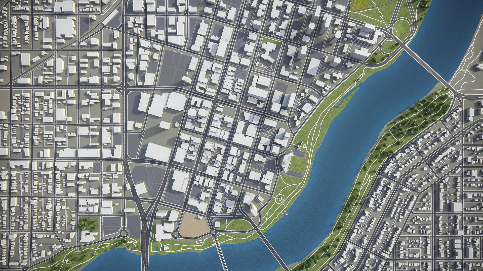 3D Model Saskatoon Surrounding - - TurboSquid 1497624