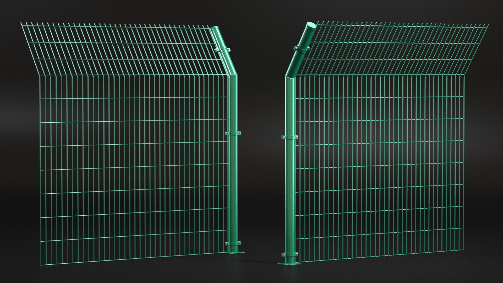 Mesh Fence Green 3D Model - TurboSquid 1947450