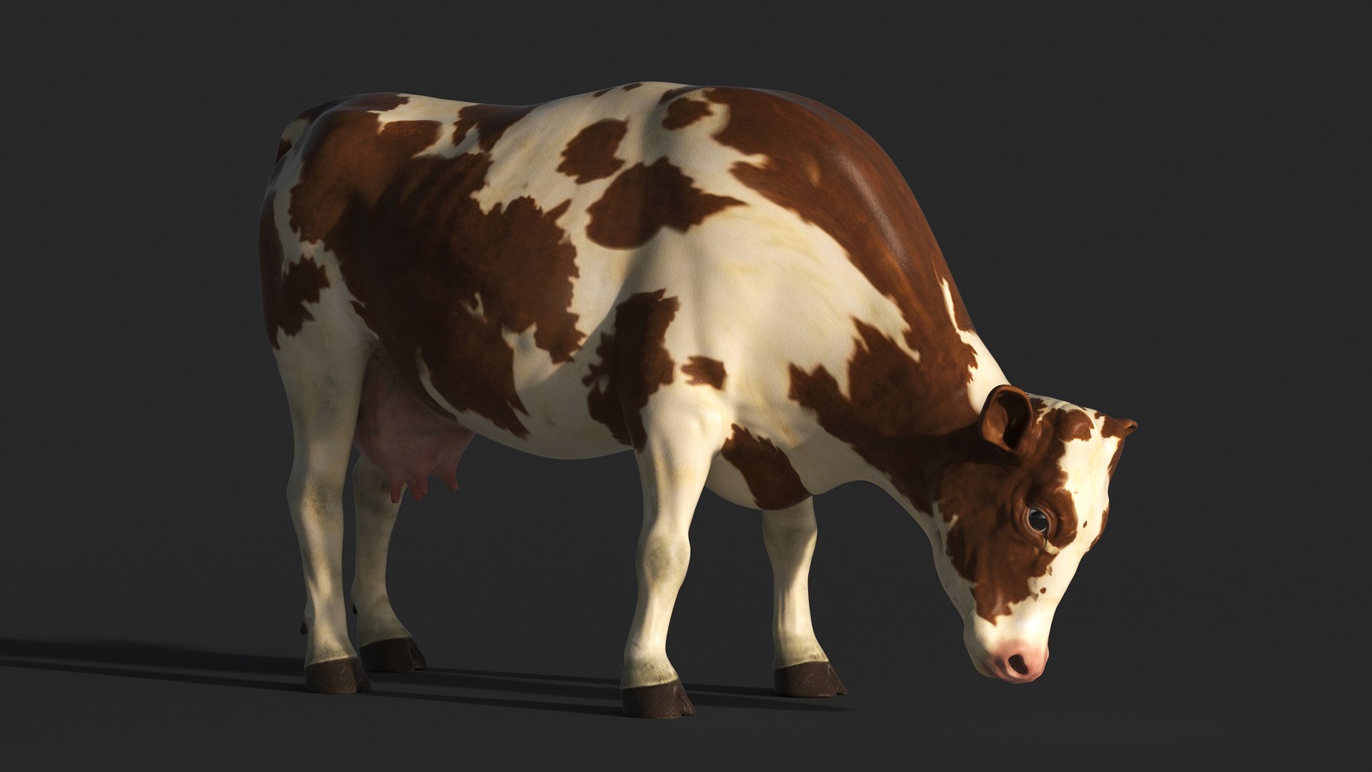 3D COW - TurboSquid 1785084